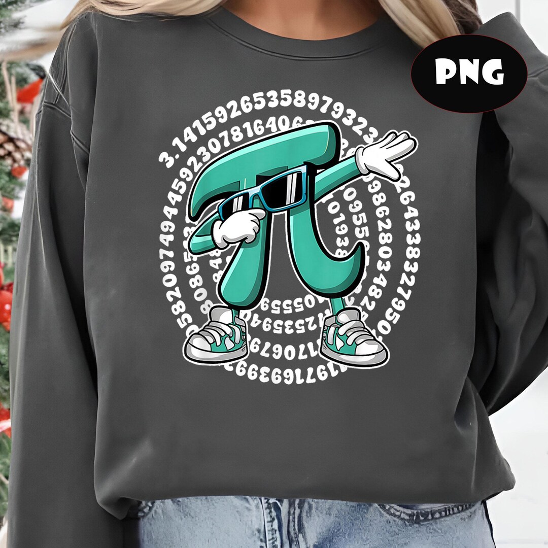 Funny Pi Symbol Dabbing Kids Boys Youth Math Teacher Pi Day Png, Pi Day Teacher Png, Retro ...