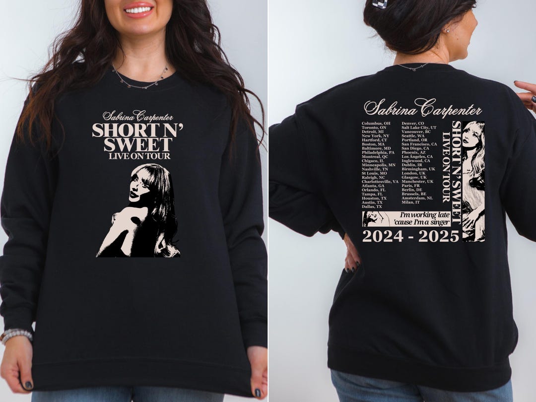 Short and Sweet Sweatshirt, Sabrina Sweatshirt, Sabrina Fan Hoodie ...