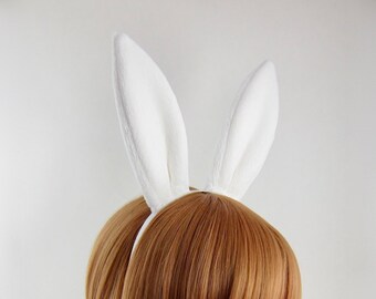 White bunny ears | Etsy
