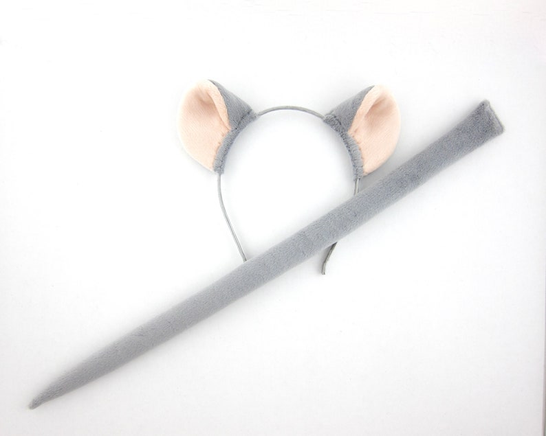 Mouse Tail Mouse Costume Tail Rat Tail Choose Color | Etsy