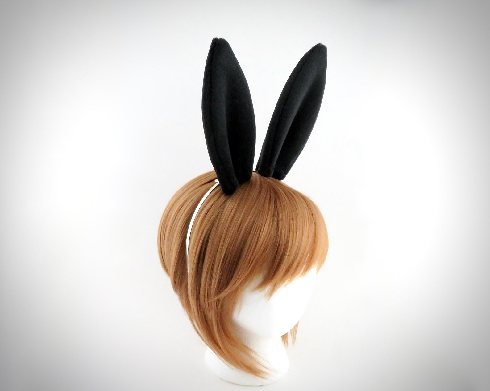 Black Bunny Ears Rabbit Hair Clips Bunny Cosplay | Etsy
