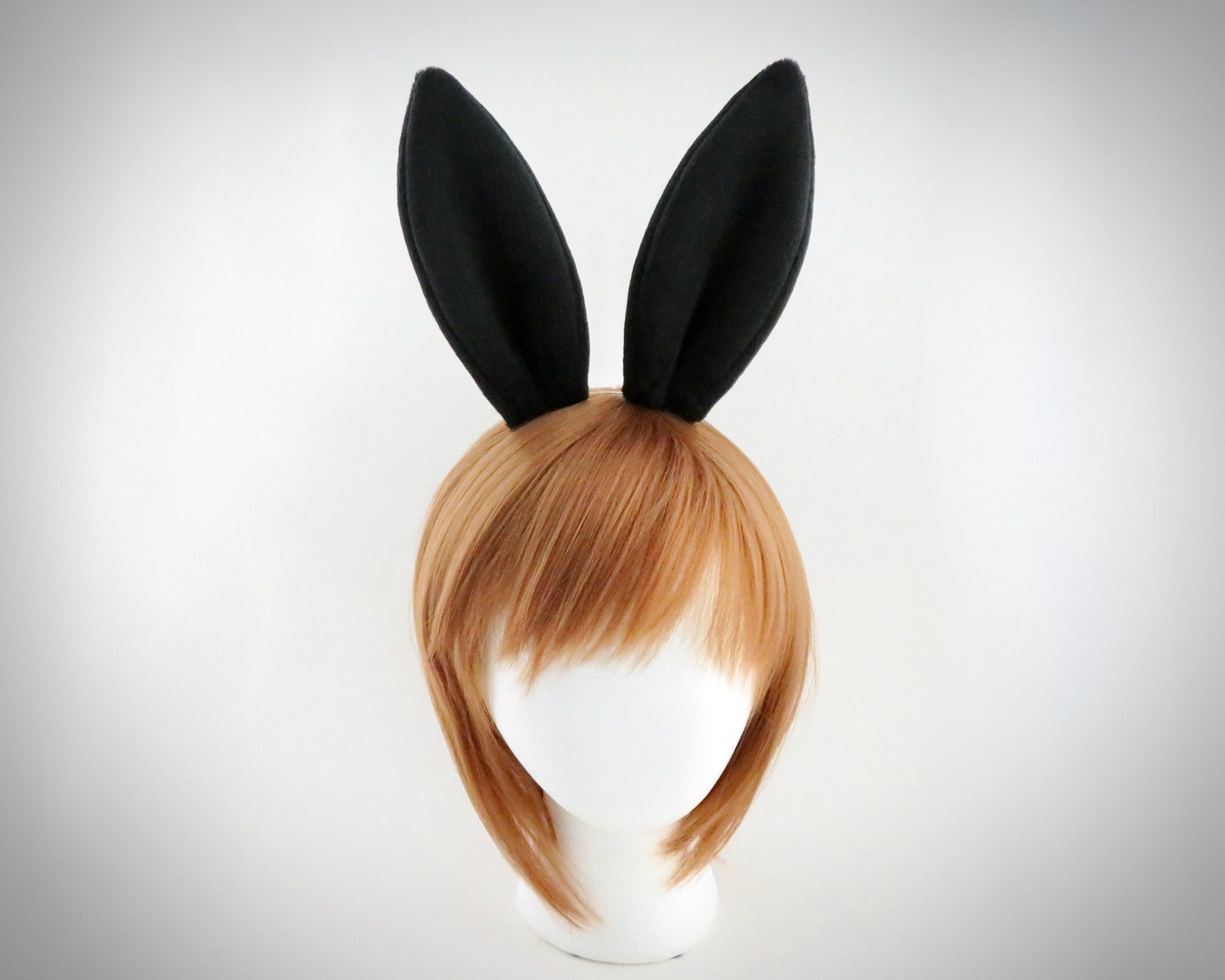 Black Bunny Ears Rabbit Hair Clips Bunny Cosplay | Etsy