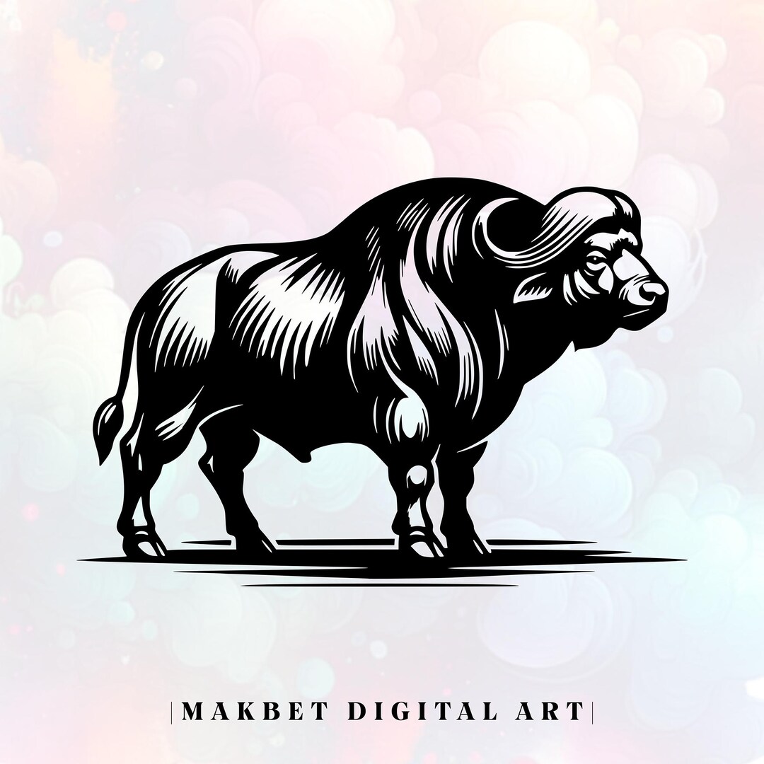 Cape Buffalo Svg,buffalo Svg,carabao Svg,png,pdf,jpg,clipart,vector ...