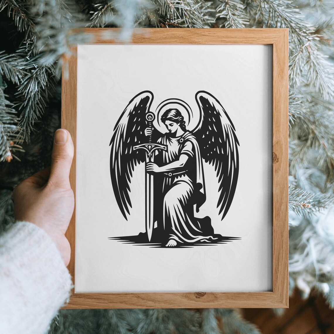 Archangel St. Michael SVG: PNG, Religious Clipart, Vector, Laser Cut ...