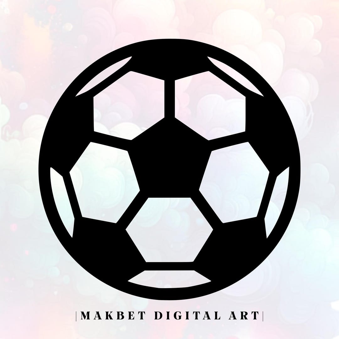 Soccer Ball SVG: PNG, Football, Sports Clipart, Vector, Laser Cut File ...
