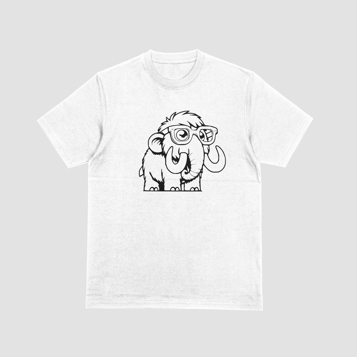 Cute Baby Woolly Mammoth Svg Png Pdf Jpg,mammoth Clipart,mammoth Vector ...