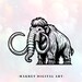 Woolly Mammoth Laser Engrave Files Svg & Png,mammoth Clipart,mammoth ...