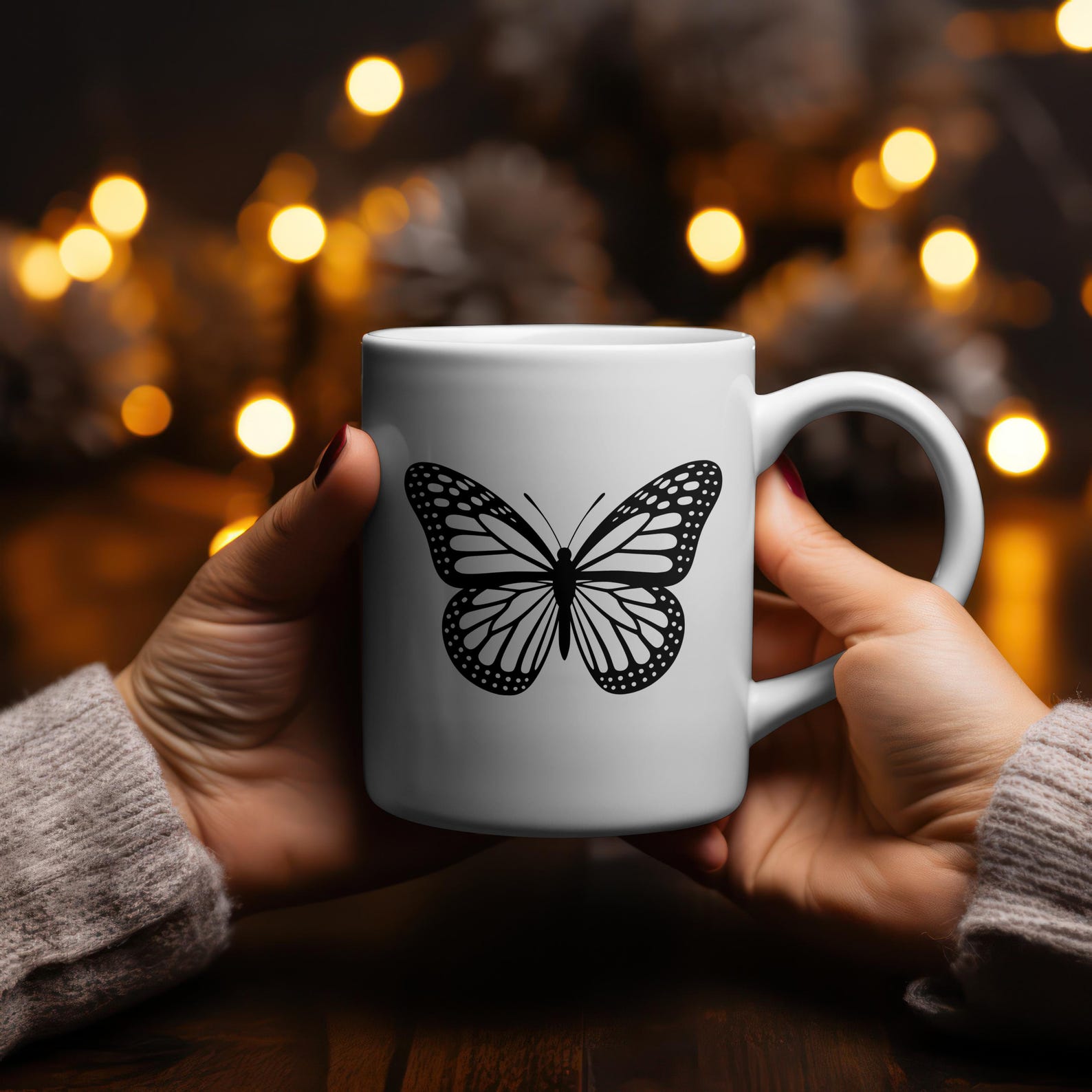Monarch Butterfly SVG: PNG, Insect Clipart, Vector, Laser Cut File ...