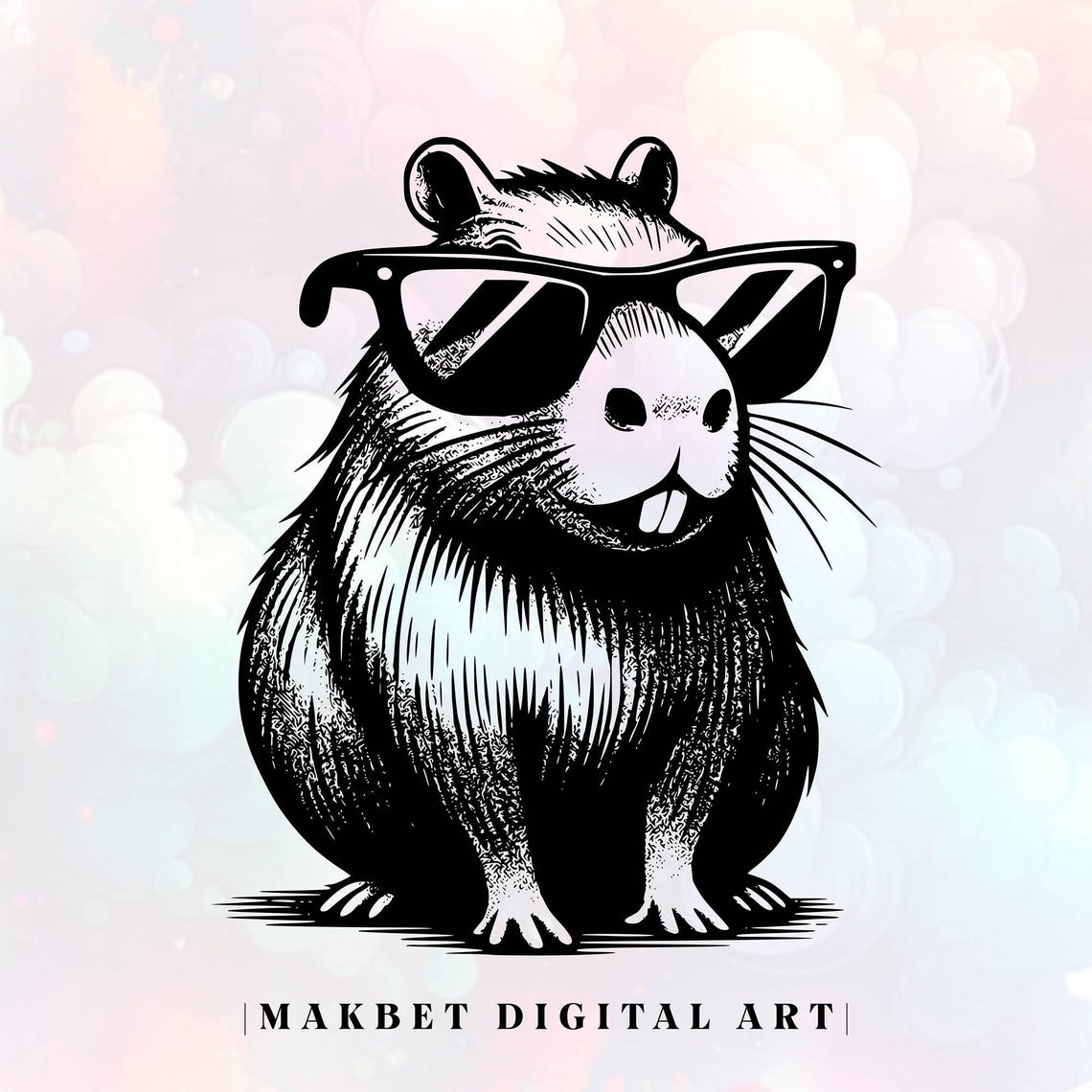 Capybara Svg Png Pdf Laser Engrave Cut File Clipart Vector Graphic ...