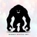 Shadow Monster Svg Png Pdf Jpg,halloween Design,monster Clipart,monster ...