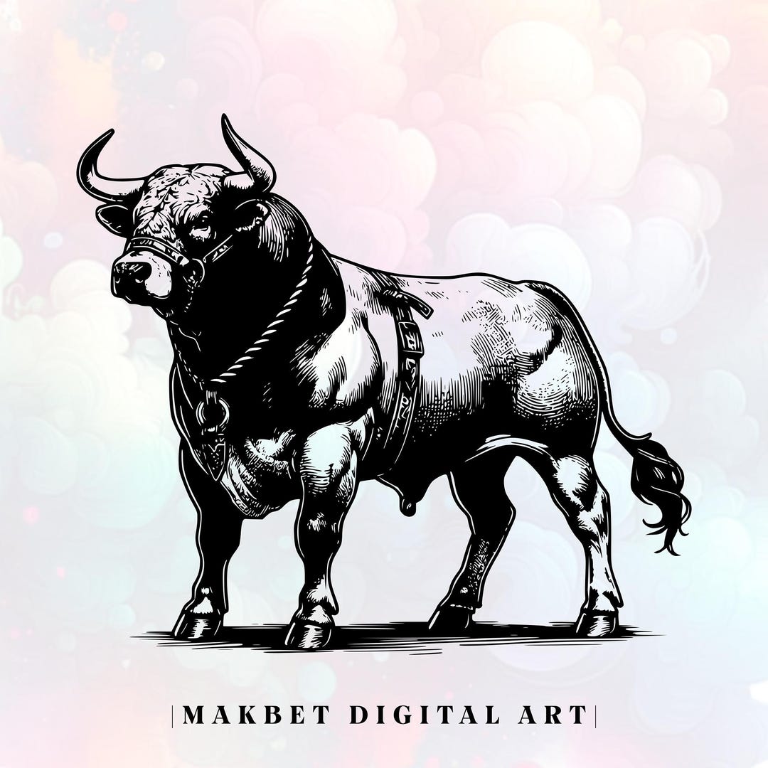 Bull Toro Svg Png Pdf Laser Engrave Cut File Clipart Vector Graphic ...