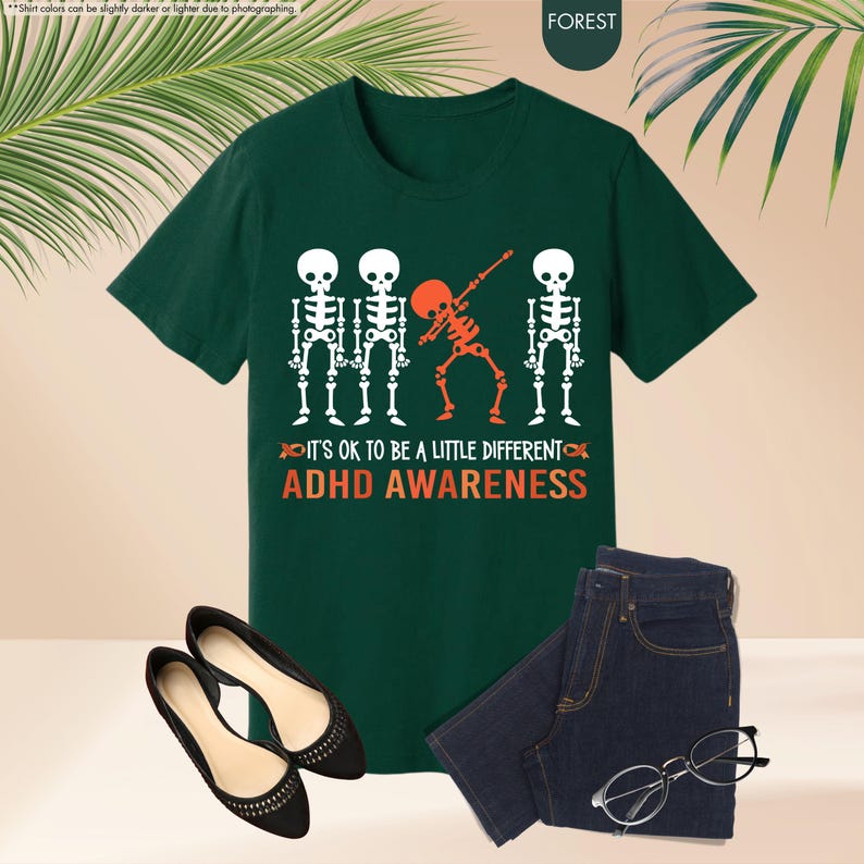 Adhd Awareness Shirt, It's Ok to Be Little Different, Funny ADHD T ...