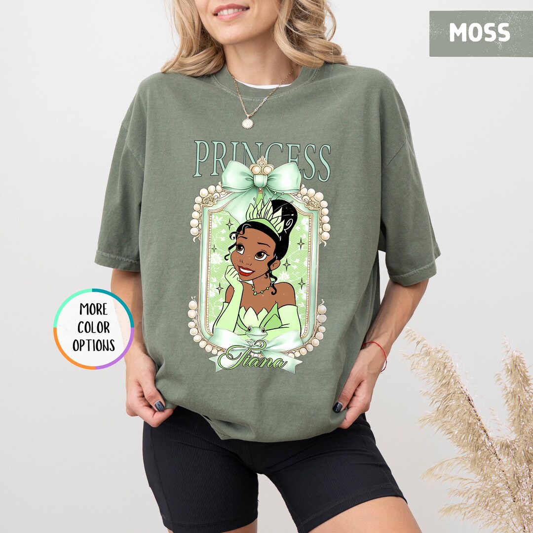 Comfort Colors® Disney Princess Tiana Shirt, Black Princess and Frog ...
