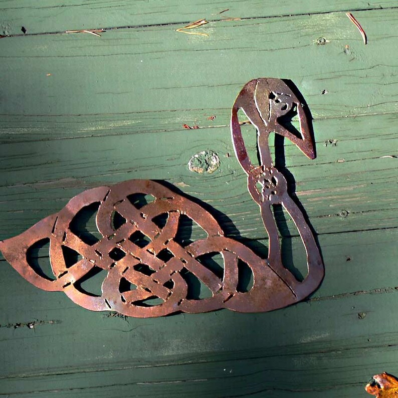 Celtic Swan Wall Art - Etsy