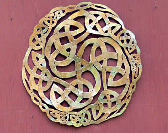 Endless Knot Wall Art, Celtic Metal Sign, Celtic Knot Wall Decor ...