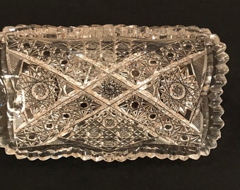 Crystal candy dish | Etsy