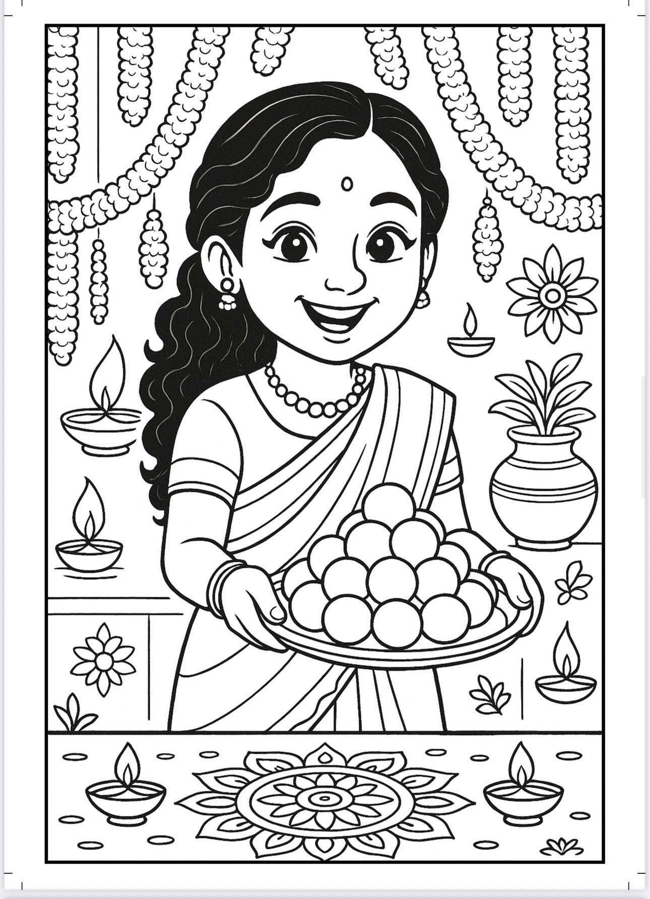 Festivals of India Coloring Book Cover | Multicultural Kids Celebration ...