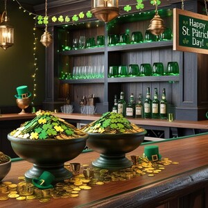 St. Patrick's Day Virtual Background - Etsy