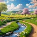 Spring in the Park Virtual Background Pack 1 - Etsy