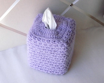Lavender Tissue Box Holder - Etsy