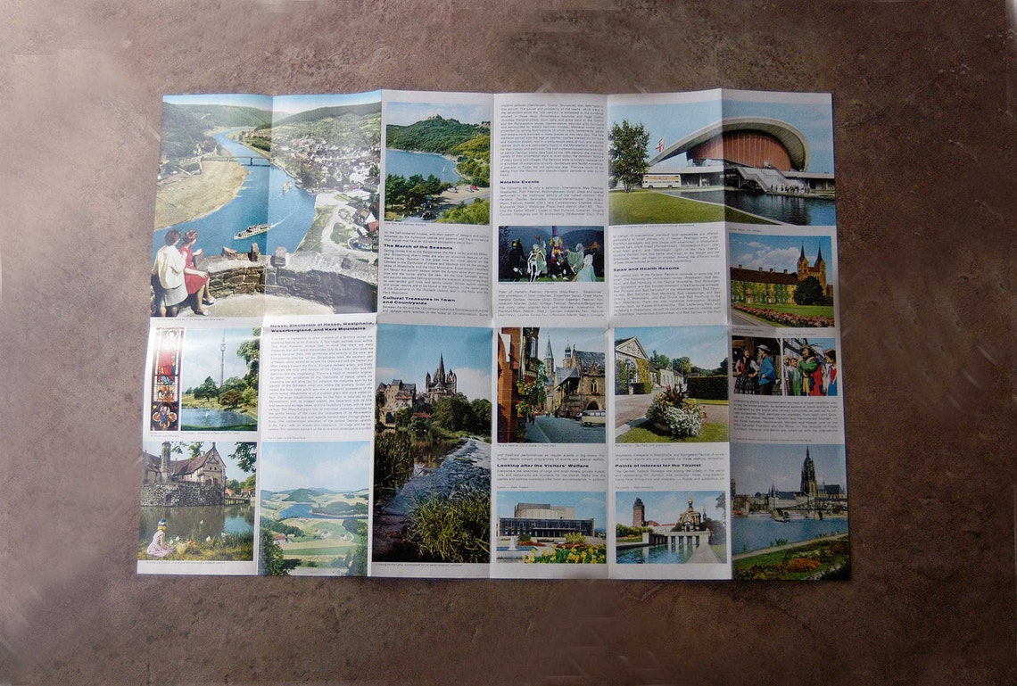 World's Fair Germany Map and Berlin Pavilion Brochure New - Etsy