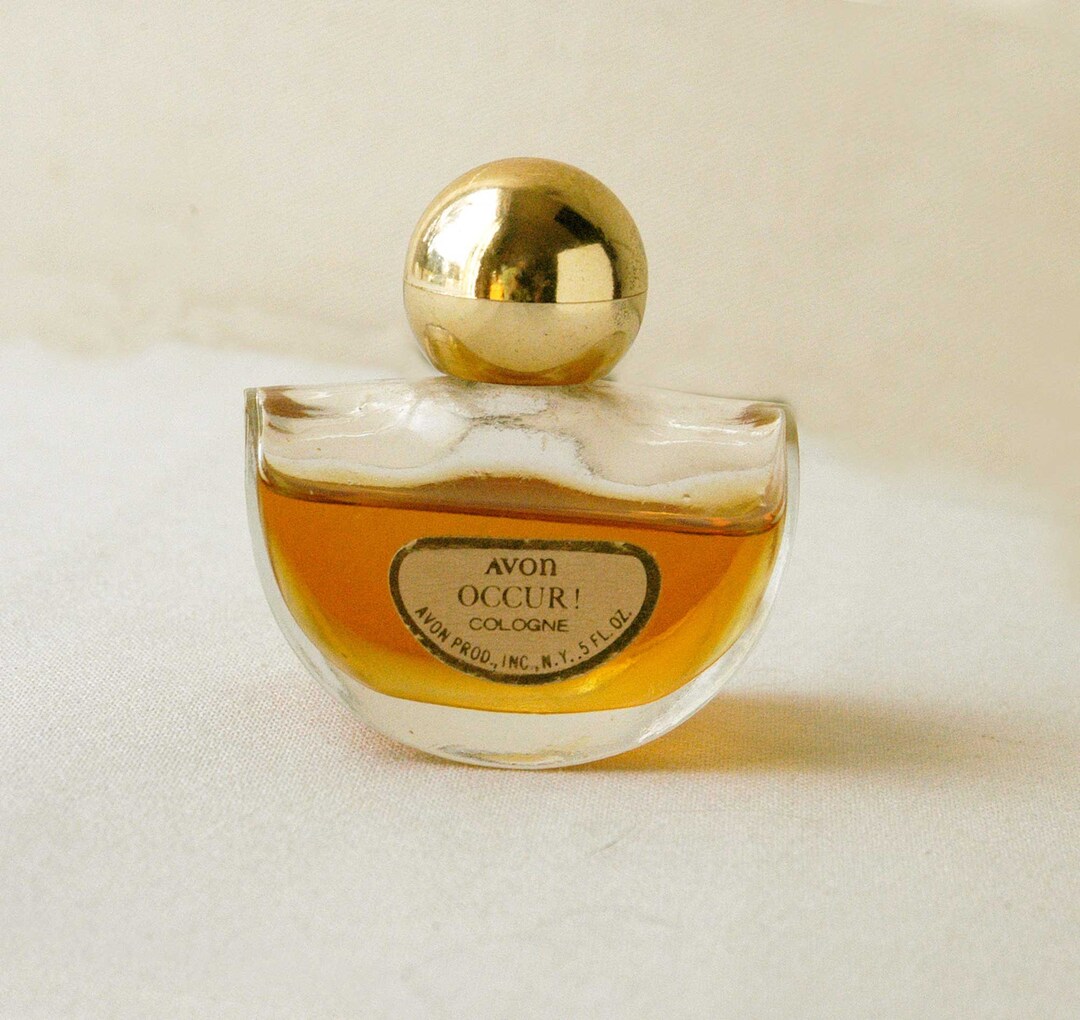 Avon Occur Cologne for Women Vintage 1960s Fragrance, Unusual Shape .5 ...