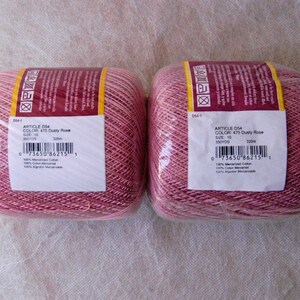 South Maid Cotton Crochet Thread Two Skeins Size 10 Thread 350 - Etsy