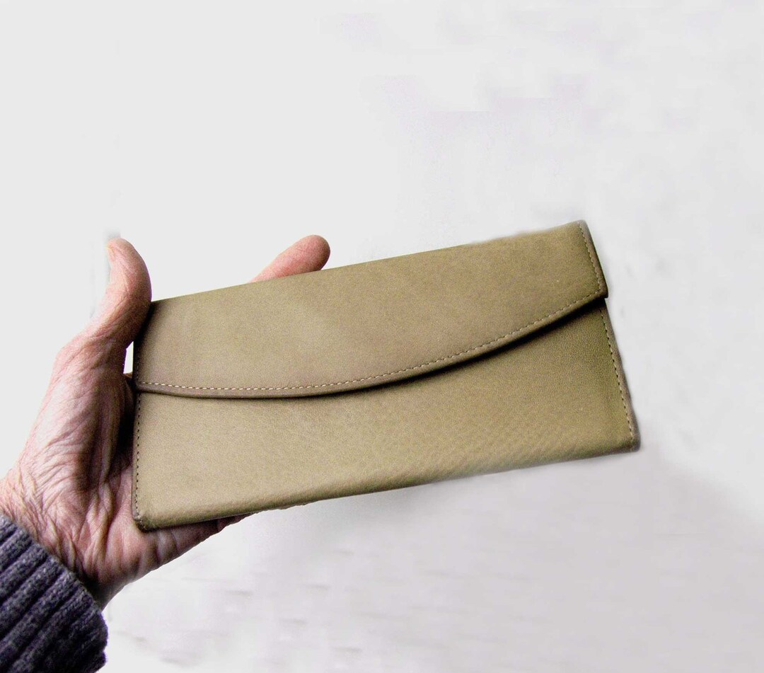 Prince Gardner Leather Clutch Wallet for Women, Minimalist Purse Full ...