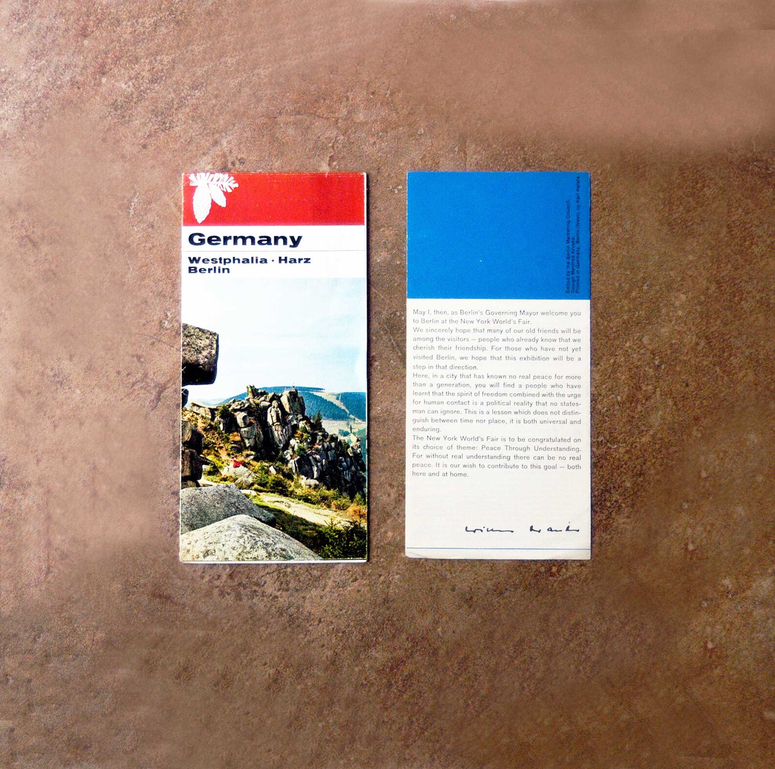 World's Fair Germany Map and Berlin Pavilion Brochure New - Etsy