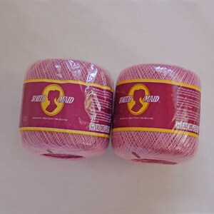 South Maid Cotton Crochet Thread Two Skeins Size 10 Thread 350 - Etsy
