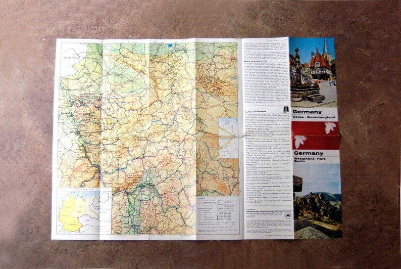 World's Fair Germany Map and Berlin Pavilion Brochure New - Etsy