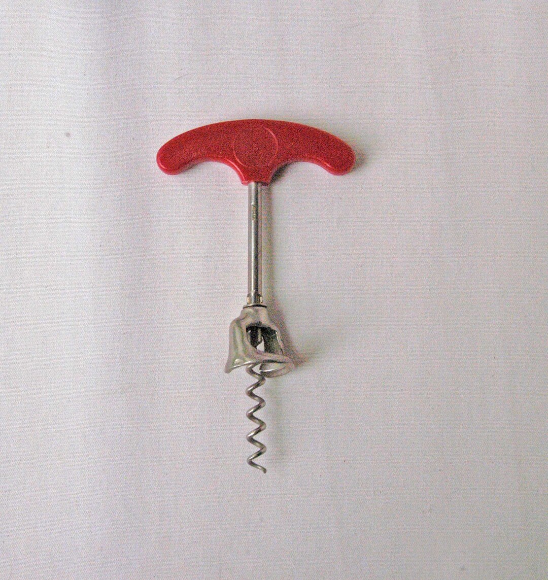 Corkscrew Wine Opener Made in Germany Cork Remover, Red Handle Bell ...