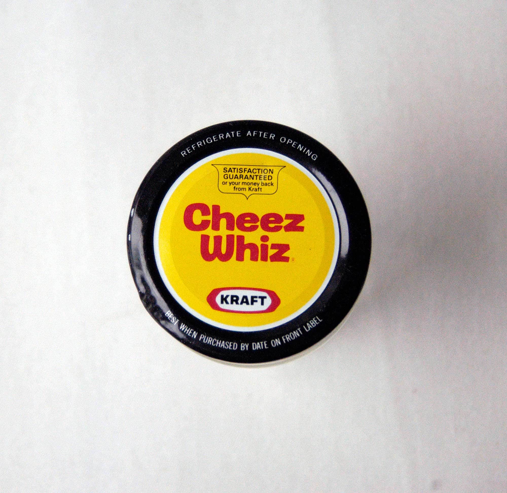 Cheez Whiz Product Label