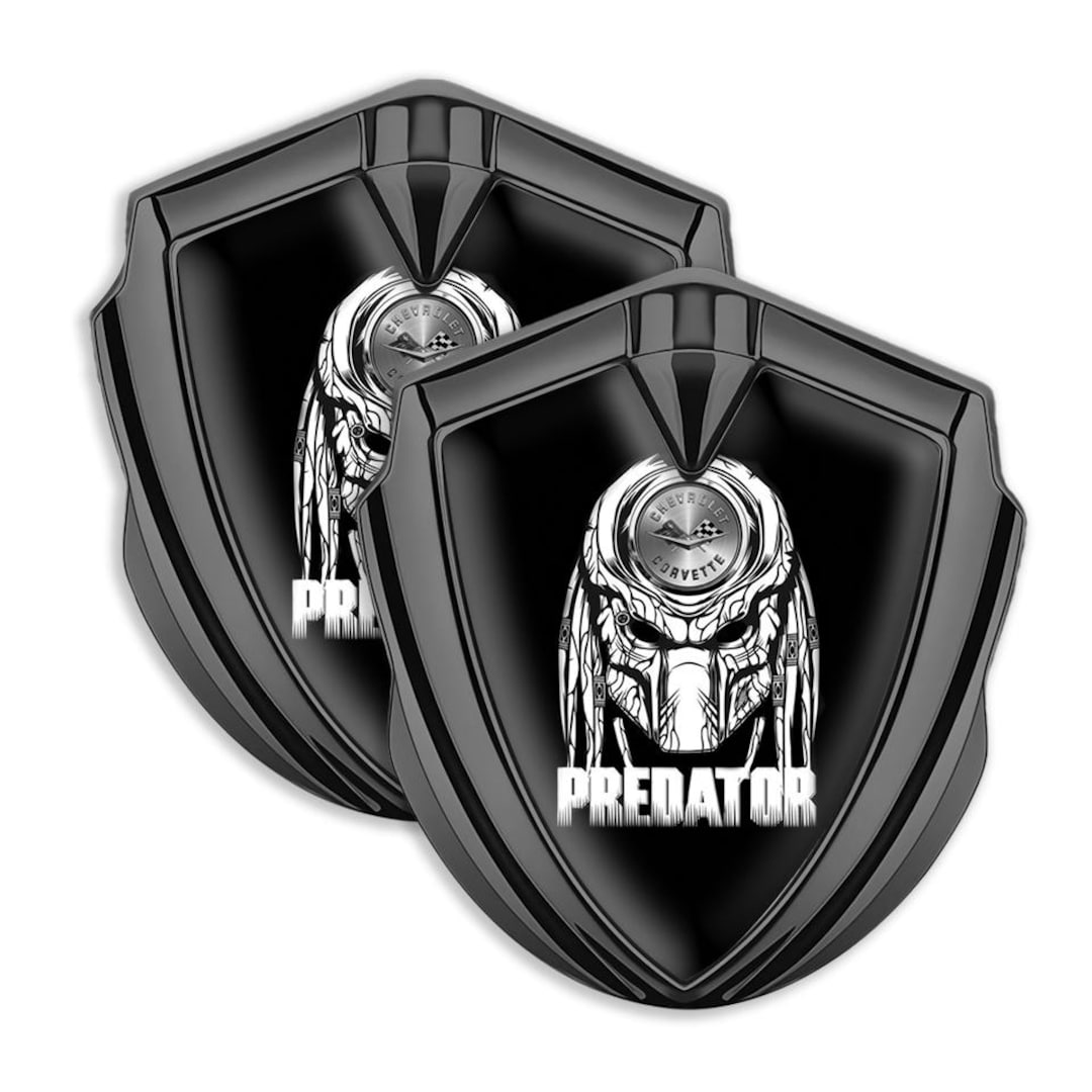 Chevrolet Corvette Predator Emblem: 3D Chrome Car Badge - Etsy