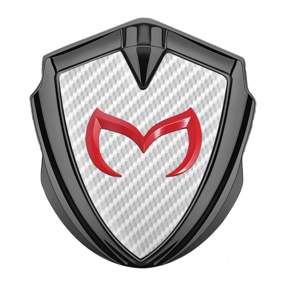 Mazda 3D Car Emblem: Glossy Domed Gel Metal Shield Decal - Etsy