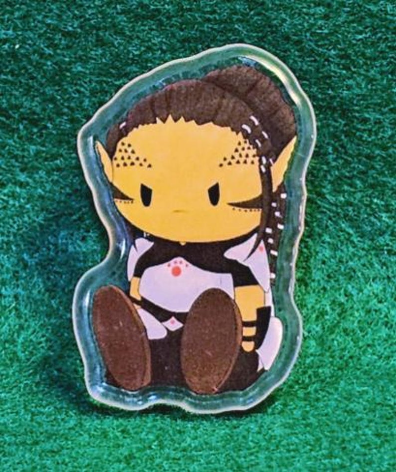 Baldur's Gate 3 Character Ragdoll Acrylic Pin - Etsy