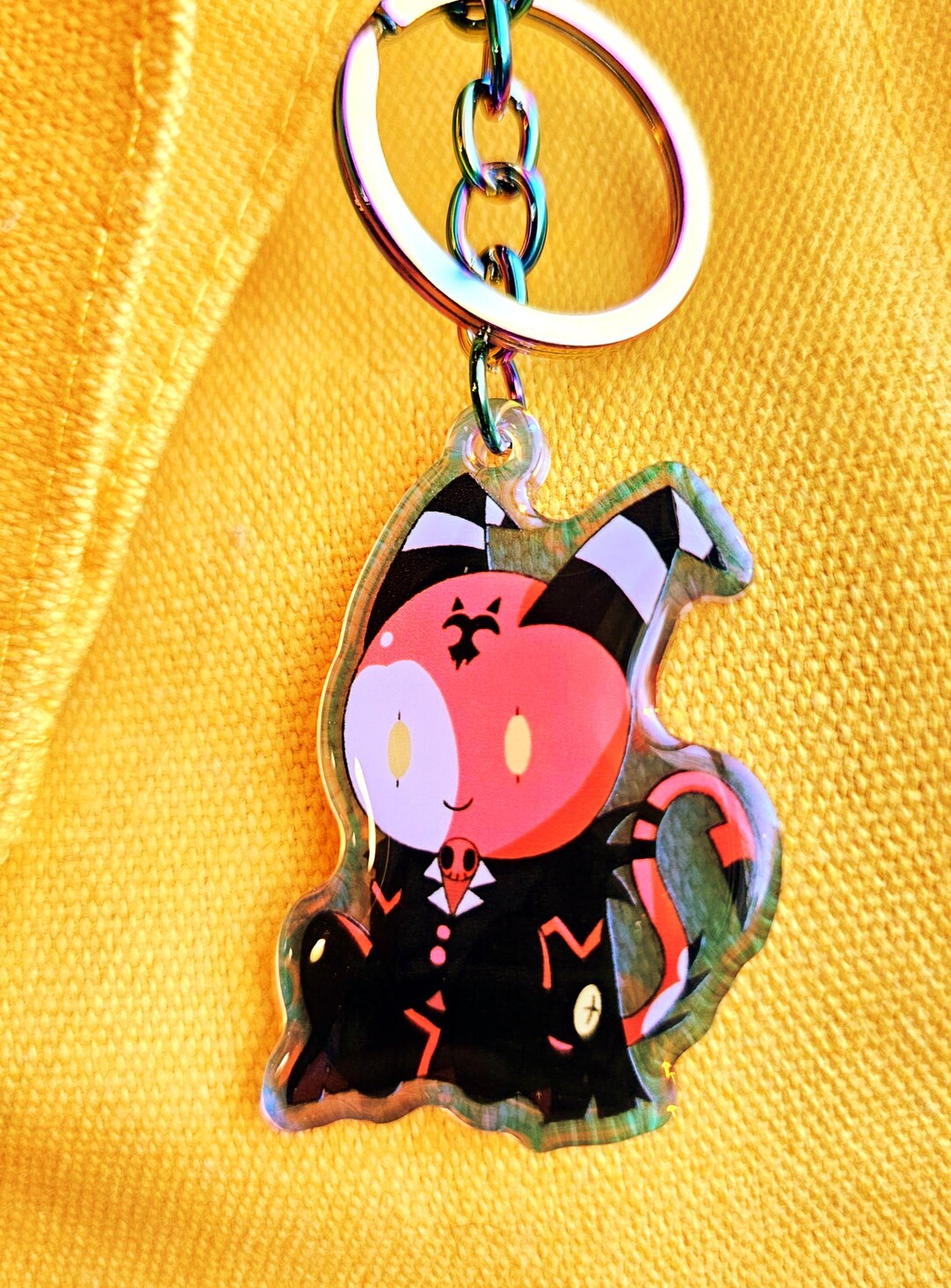 Blitzo - Helluva Boss Ragdoll Acrylic Keychain - Etsy