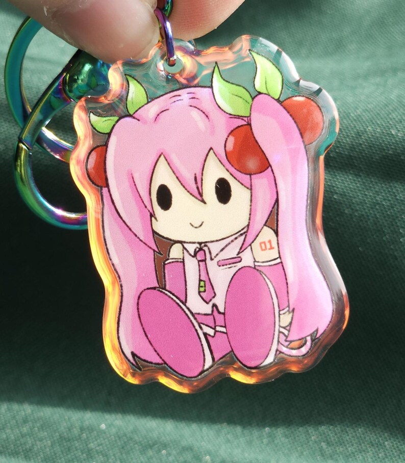 Hatsune Miku - Vocaloid Ragdoll Acrylic Keychain - Etsy