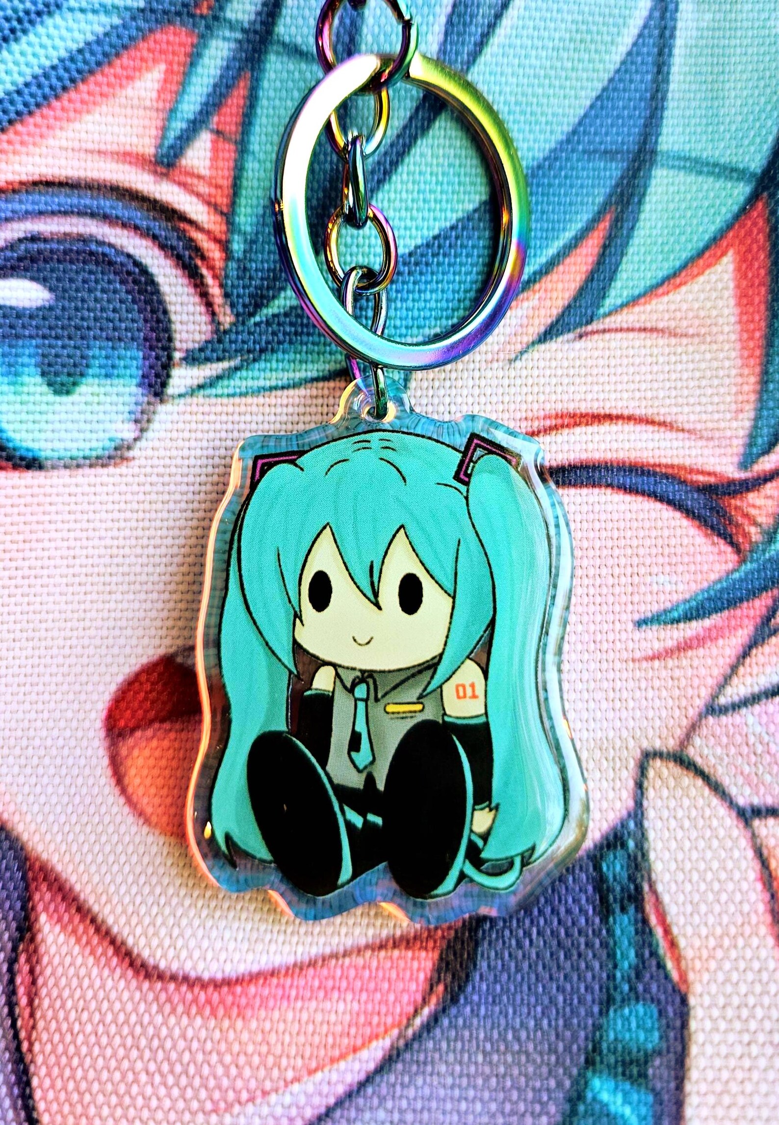 Hatsune Miku - Vocaloid Ragdoll Acrylic Keychain - Etsy