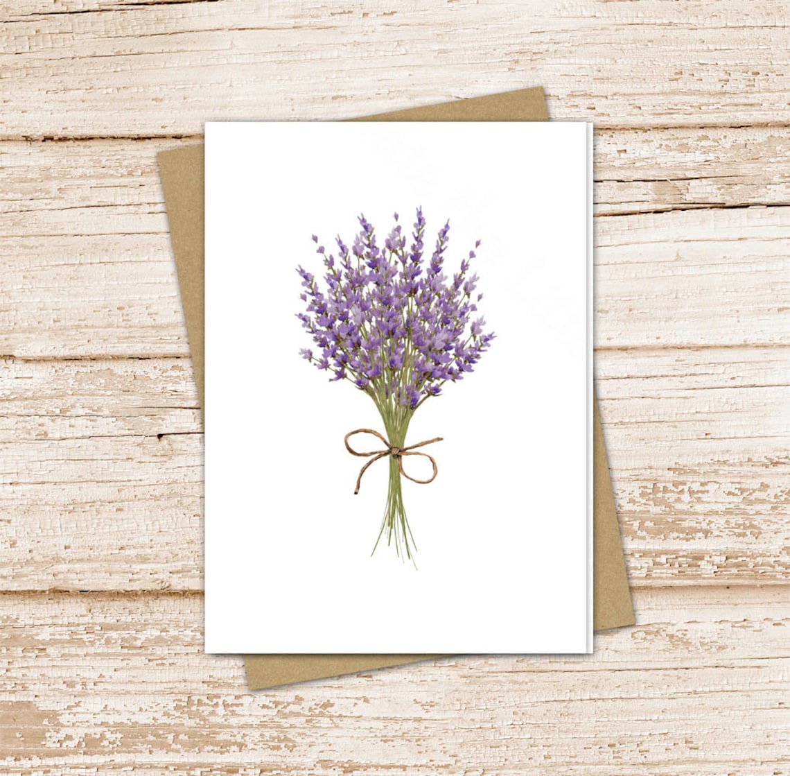 Lavender Card Set . Watercolor Flowers Note Cards . Floral - Etsy
