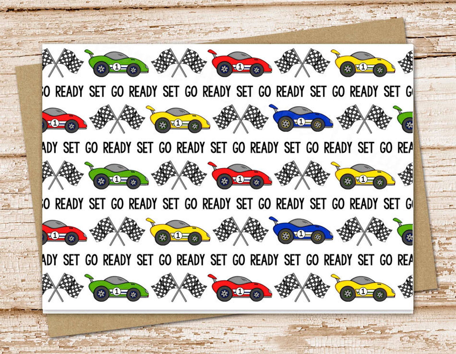 Race Car Note Card Set . Racing Notecards . Boys Thank You - Etsy