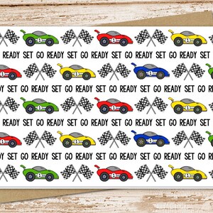 Race Car Note Card Set . Racing Notecards . Boys Thank You Notes . Cars ...