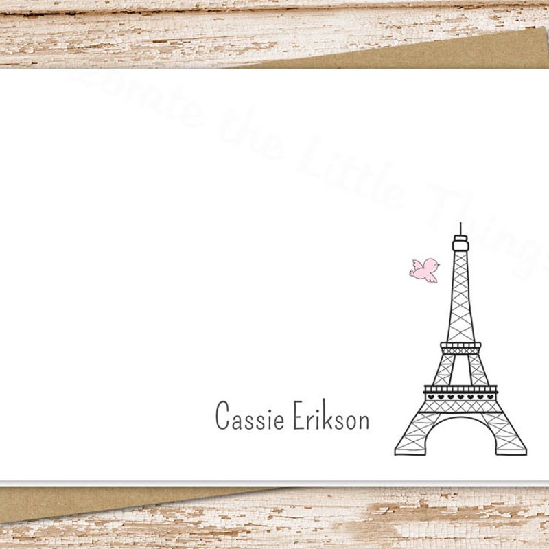 Paris Note Cards - Etsy