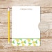 Watercolor Sunflower Peony Daisy Notepad Note Pad . Farmhouse, Country ...