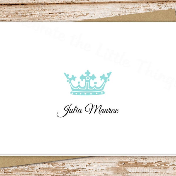 Crown Note Cards - Etsy