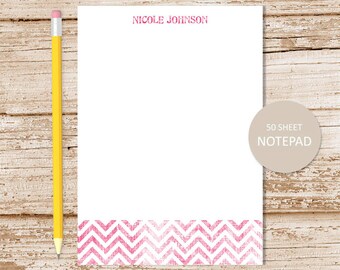 Personalized Notepad . MOOSE . Note Pad . Custom Stationery . | Etsy