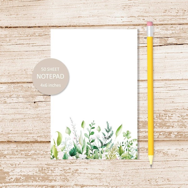 Note Pad - Etsy