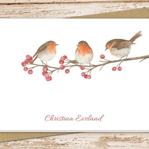 Robin Personalized Stationery Set . Robins Notepad + Note Card Set ...