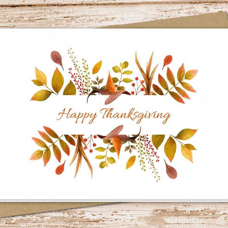 Thanksgiving Cards - Etsy
