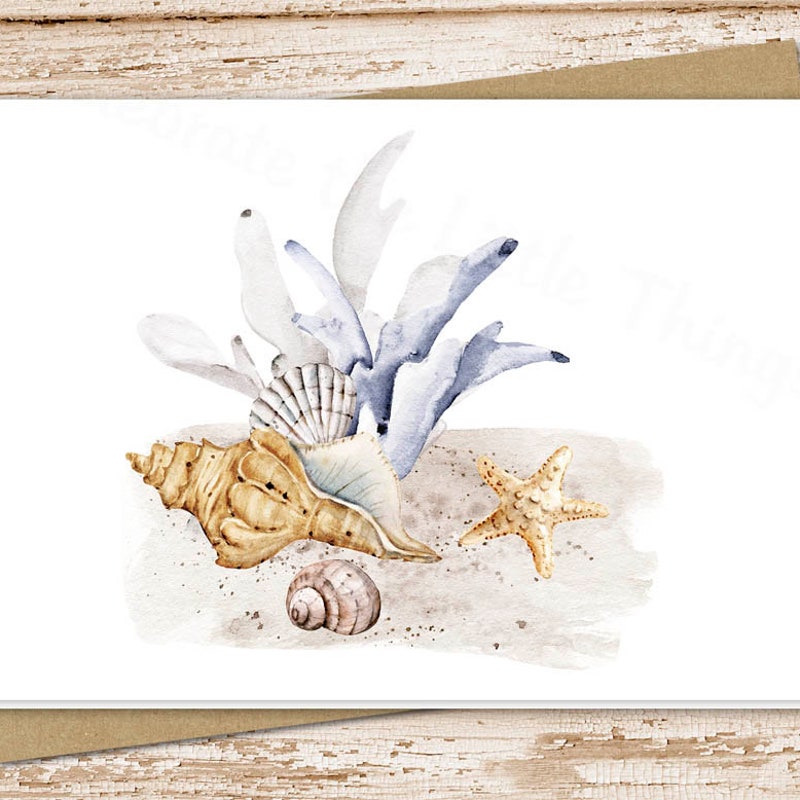 Beach Note Cards - Etsy